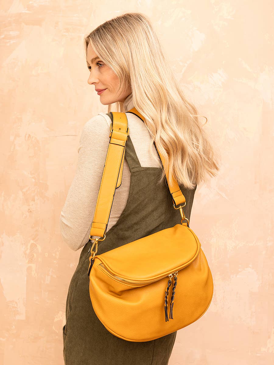 Megan Distressed Sling Bag – Velvet Fray